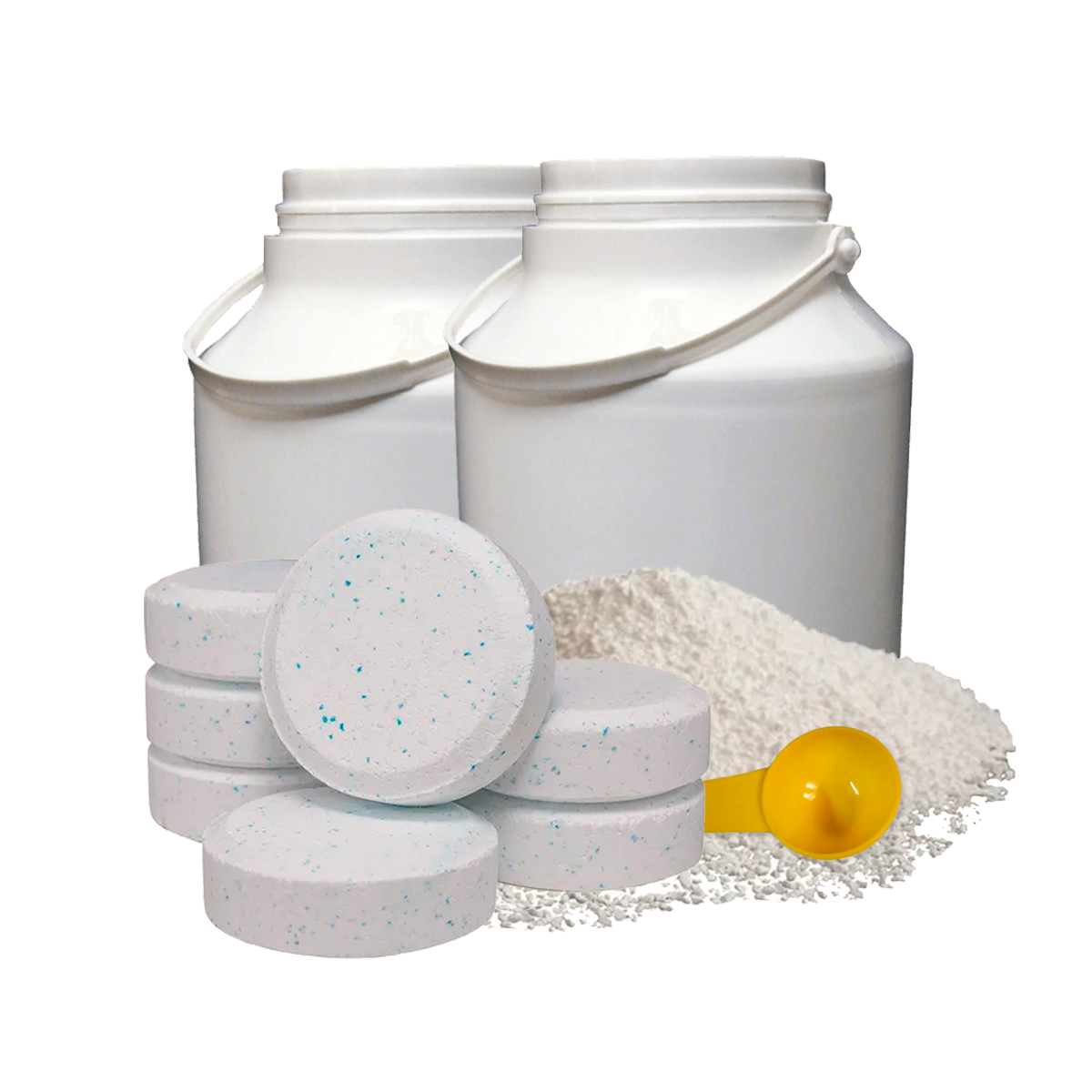 Kit Pastillas Triple Acción 5kg + Cloro Granulado Rápido 5kg - Siete ...